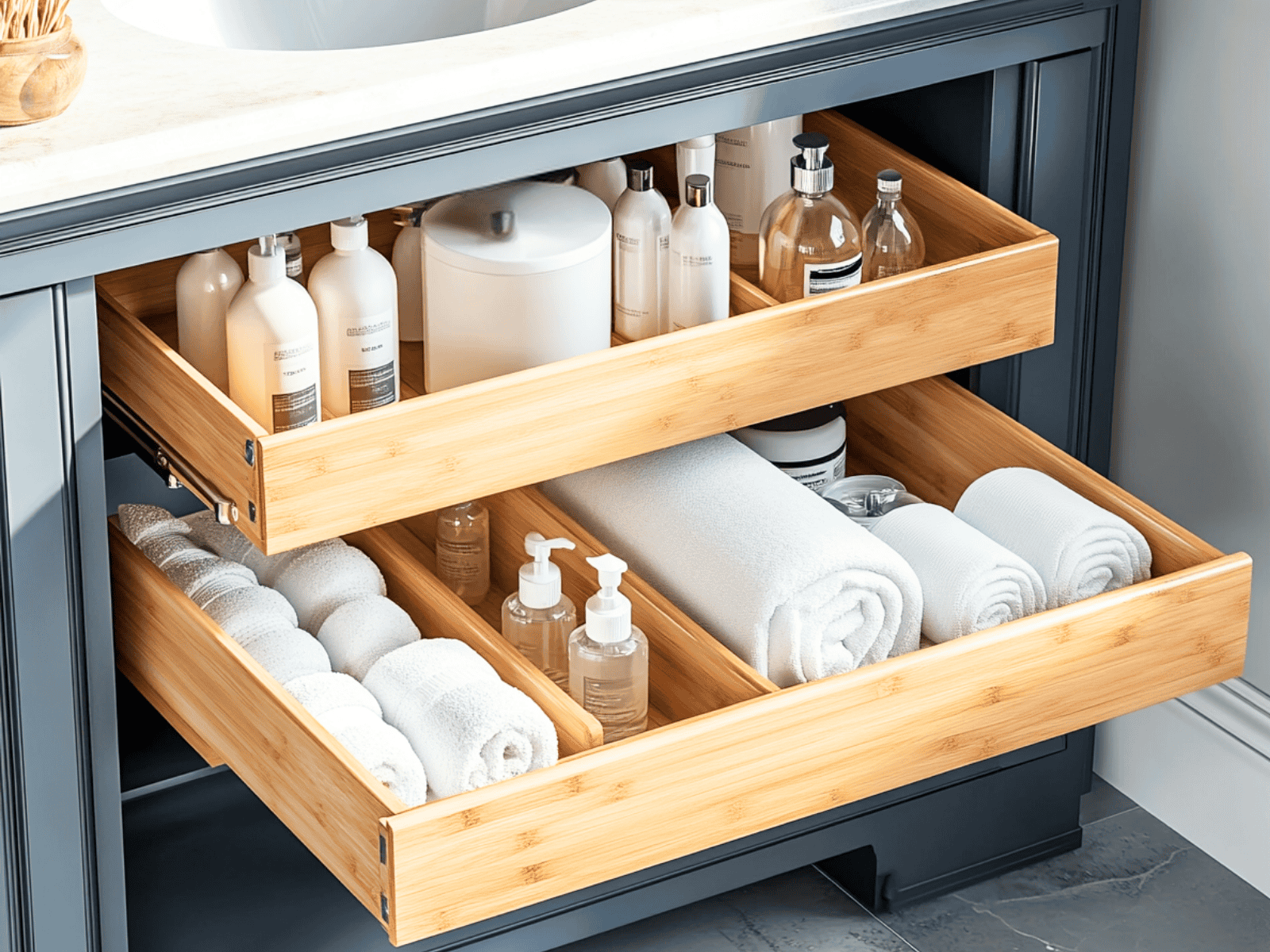 33 Small Bathroom Organization Tips - Organize Every Room