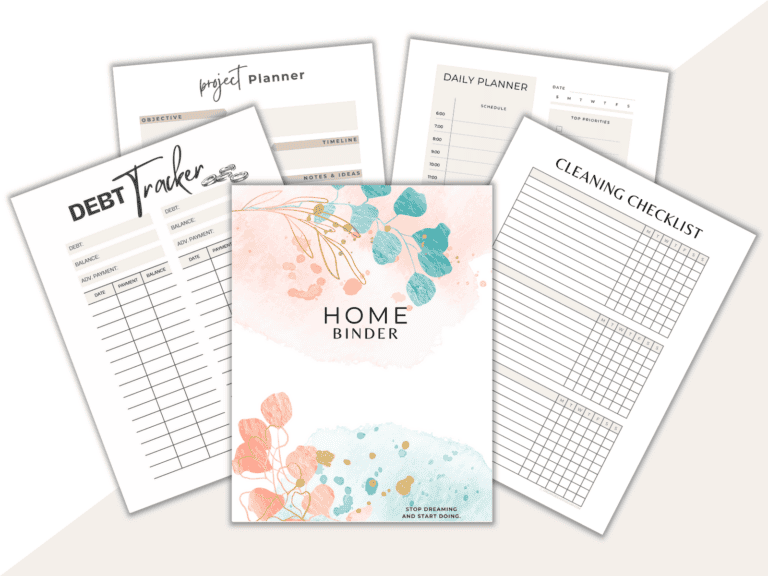 Ultimate Home Binder With Free Printables! - Organize Every Room