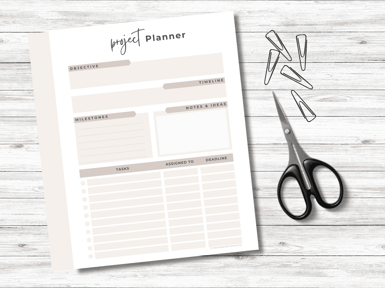 Ultimate Home Binder With Free Printables! - Organize Every Room