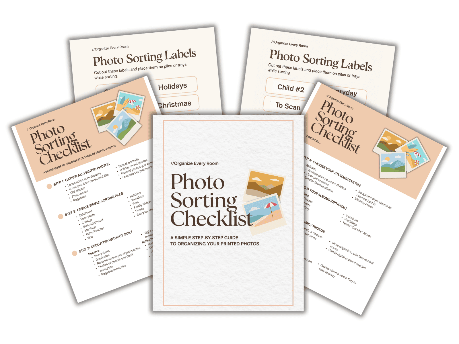 How to Organize Photos: A Simple Step-By-Step System for Printed Photos ...