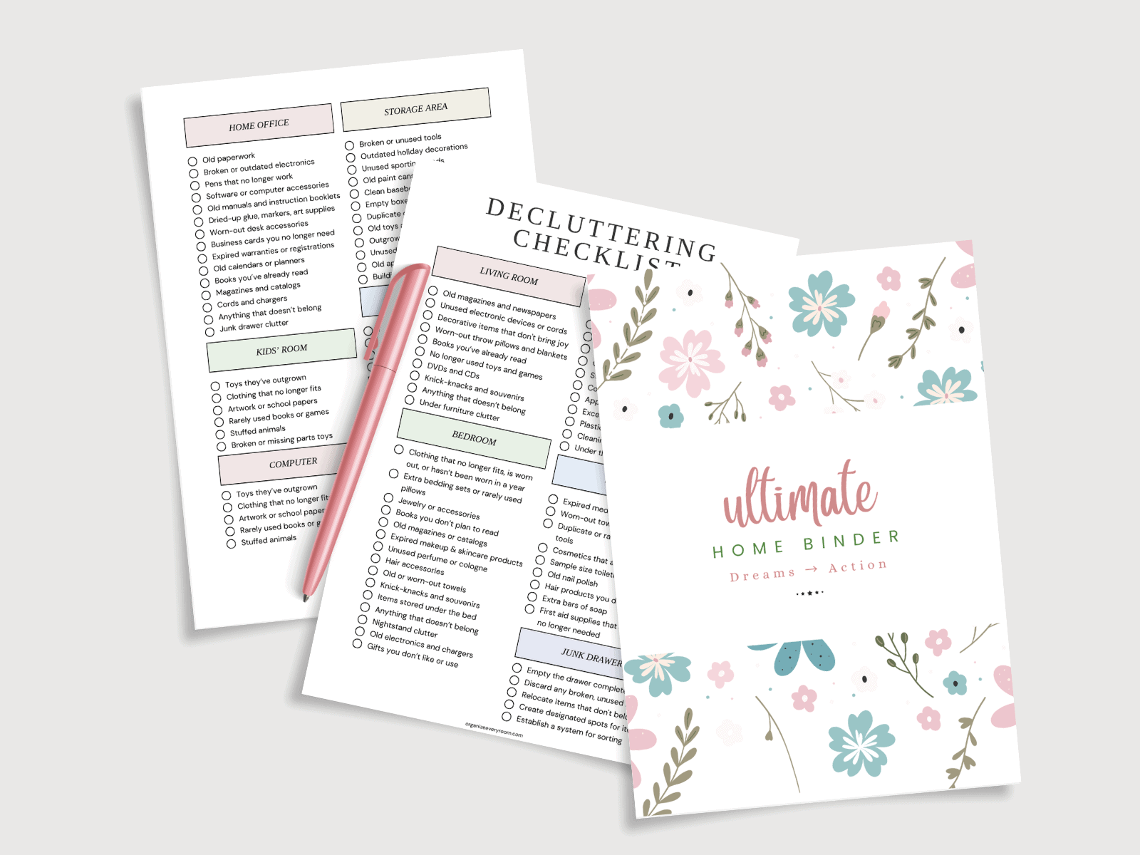Free Printables - Organize Every Room
