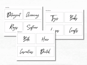 How To Make Labels Like The Home Edit (With Just a Sharpie!) - Organize ...