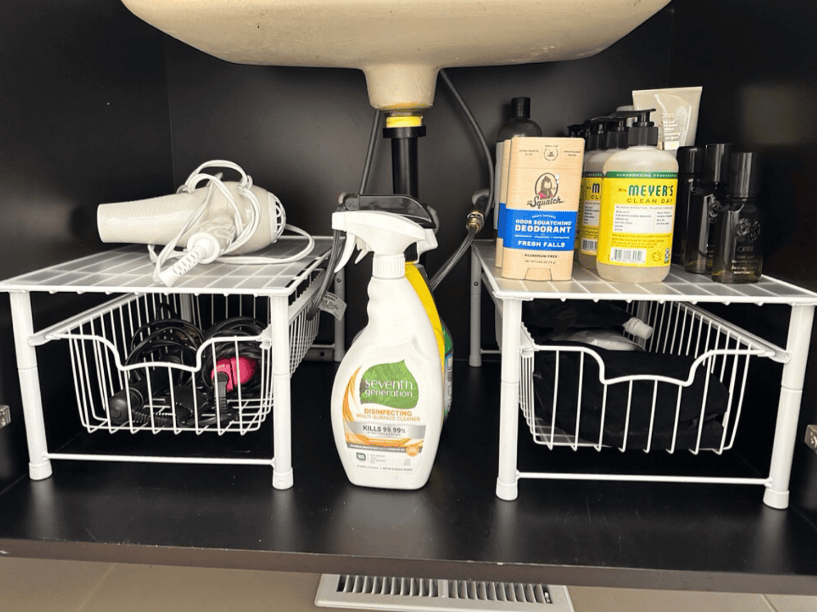 How I Organized Under My Bathroom Sink in 5 Easy Steps - Organize Every ...