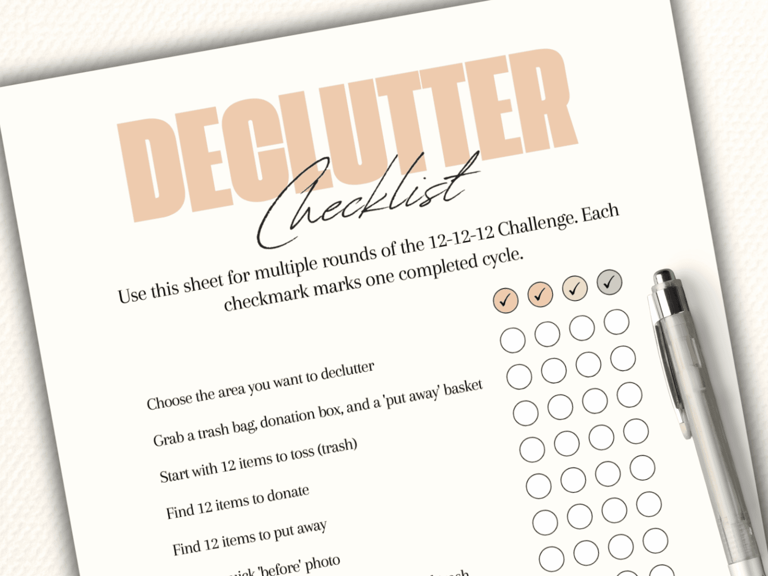 How to Use the 12-12-12 Decluttering Rule to Quickly Clear Your Home ...
