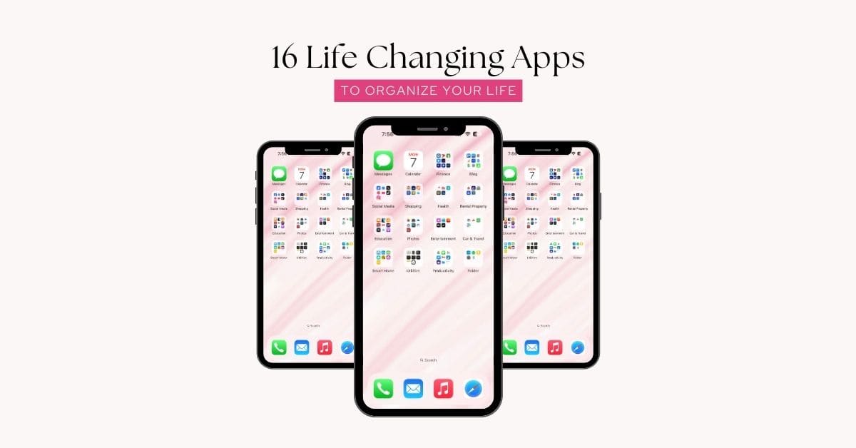 16 Best Organization Apps to to Simplify Your Life - Organize Every Room