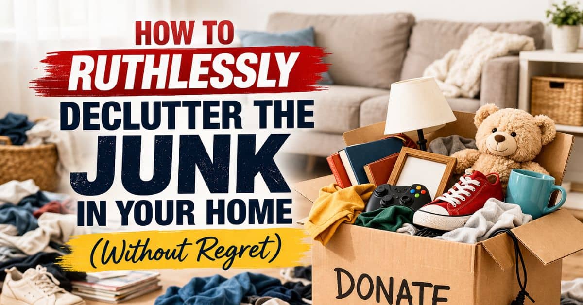 How to Ruthlessly Declutter the Junk in Your Home - Organize Every Room